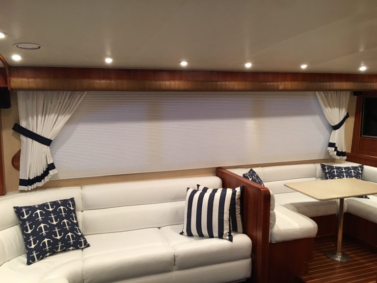 Custom Boat Interiors & Upholstery | Long Island Window Treatments